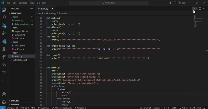 Jyothish Thuraka on LinkedIn: #python #programming #internship # ... Jyothish Thuraka on LinkedIn: #python #programming #internship # ...
