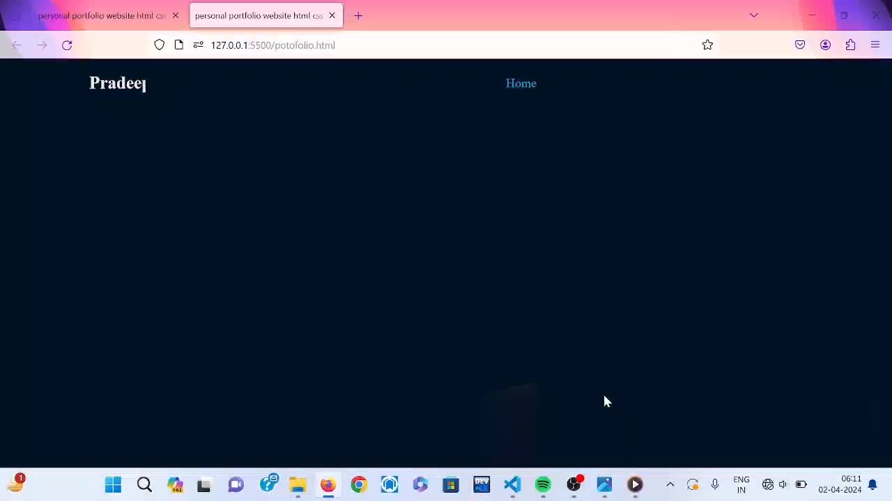 Pradeep Nainwal on LinkedIn: #html #css #portfoliopage #webdevelopment ... Pradeep Nainwal on LinkedIn: #html #css #portfoliopage #webdevelopment ...
