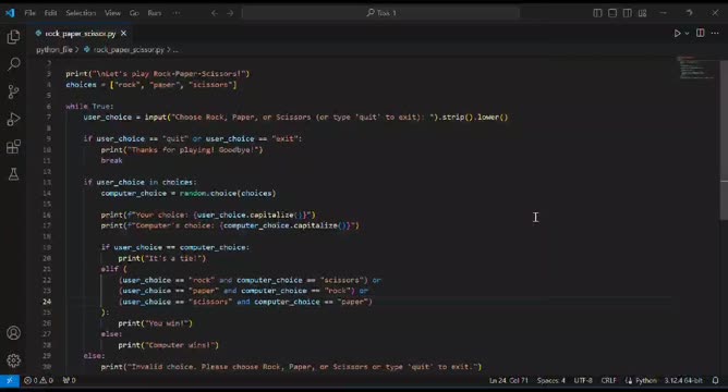 Gopi B on LinkedIn: #codsoft #python Gopi B on LinkedIn: #codsoft #python