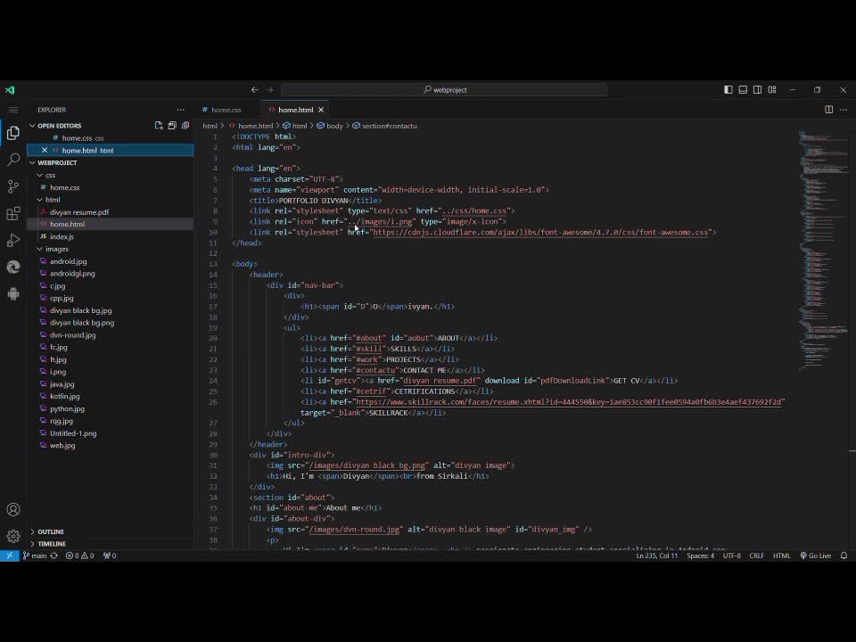 DIVYAN T on LinkedIn: #codsoft #codsoft #webdevelopment #frontend # ... DIVYAN T on LinkedIn: #codsoft #codsoft #webdevelopment #frontend # ...