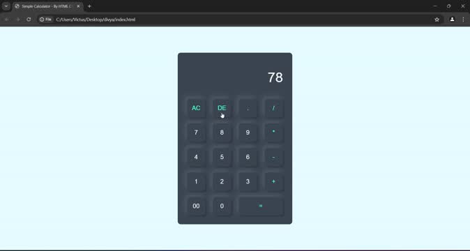 Divya Dudure on LinkedIn: #html #css #javascript #internpe #calculator Divya Dudure on LinkedIn: #html #css #javascript #internpe #calculator