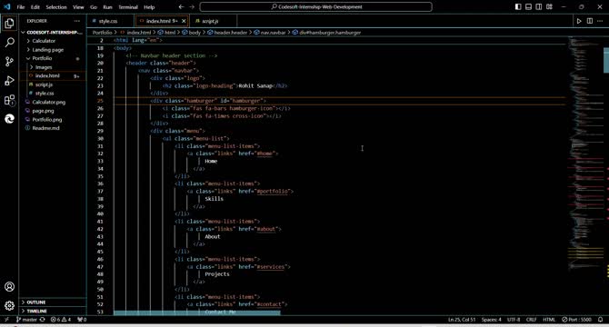 Rohit Sanap on LinkedIn: #webdevelopment #portfolio #codsoft # ... Rohit Sanap on LinkedIn: #webdevelopment #portfolio #codsoft # ...