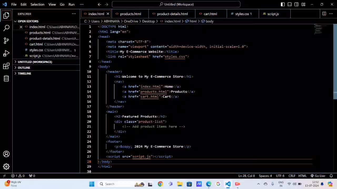 Abhinaya Sathiri on LinkedIn: #internpe #javascript #css #html #ineternship Abhinaya Sathiri on LinkedIn: #internpe #javascript #css #html #ineternship