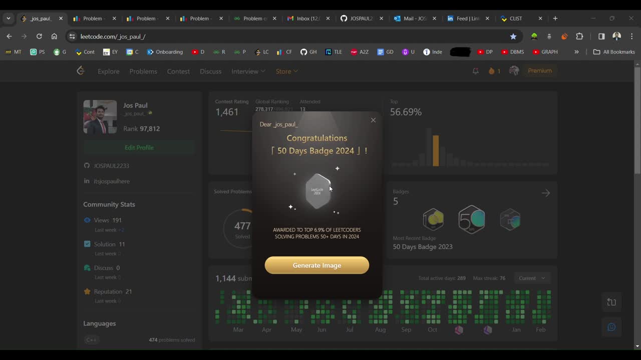 Jos Paul on LinkedIn: #leetcode #coding #consistent #dcc #dailycoding # ... Jos Paul on LinkedIn: #leetcode #coding #consistent #dcc #dailycoding # ...