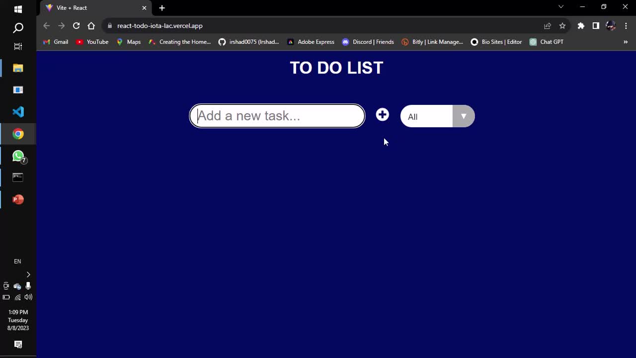 Irshad Yousuf on LinkedIn: #reactjs #todoapp #learningandgrowing # ... Irshad Yousuf on LinkedIn: #reactjs #todoapp #learningandgrowing # ...