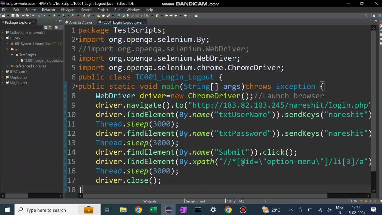 Bittu Kumar Pandey on LinkedIn: I automated Login_Logout functionality ... Bittu Kumar Pandey on LinkedIn: I automated Login_Logout functionality ...