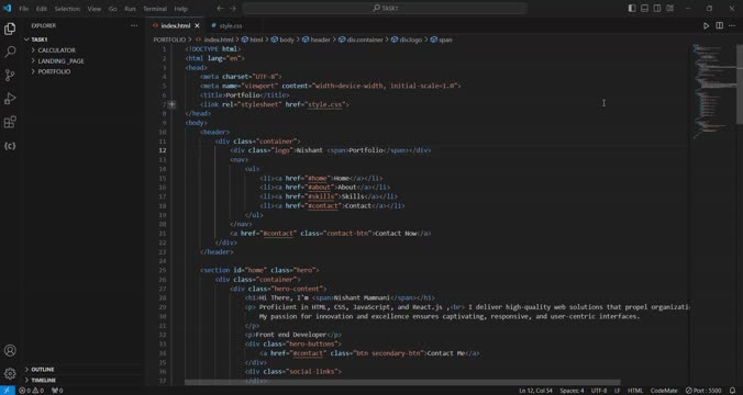Nishant Mamnani on LinkedIn: #webdevelopment #html #css #portfolio # ... Nishant Mamnani on LinkedIn: #webdevelopment #html #css #portfolio # ...