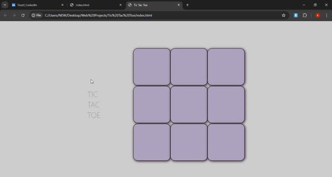 Pratham Katyal on LinkedIn: #tictactoe #html #css #javascript # ... Pratham Katyal on LinkedIn: #tictactoe #html #css #javascript # ...