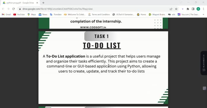 Bonala Rajesh on LinkedIn: #python #intern #codesoft Bonala Rajesh on LinkedIn: #python #intern #codesoft
