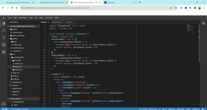 Rajesh Konam on LinkedIn: Counter app using React JS # first Project in ... Rajesh Konam on LinkedIn: Counter app using React JS # first Project in ...