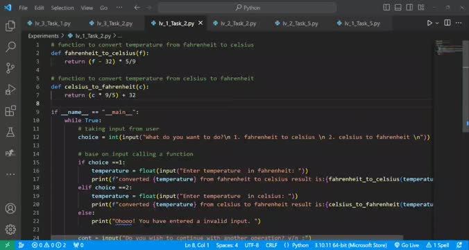 Prasad Gadekar on LinkedIn: #python #programming #temperatureconversion ... Prasad Gadekar on LinkedIn: #python #programming #temperatureconversion ...