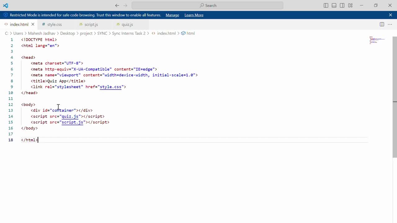 Mahesh Jadhav on LinkedIn: #github #share #syncinterns #syncinterns # ... Mahesh Jadhav on LinkedIn: #github #share #syncinterns #syncinterns # ...