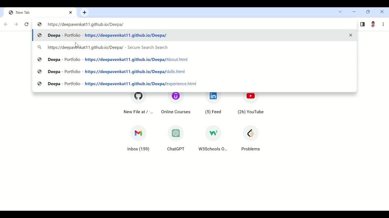 Deepa Venkatesh on LinkedIn: #portfoliowebsite #github # ... Deepa Venkatesh on LinkedIn: #portfoliowebsite #github # ...