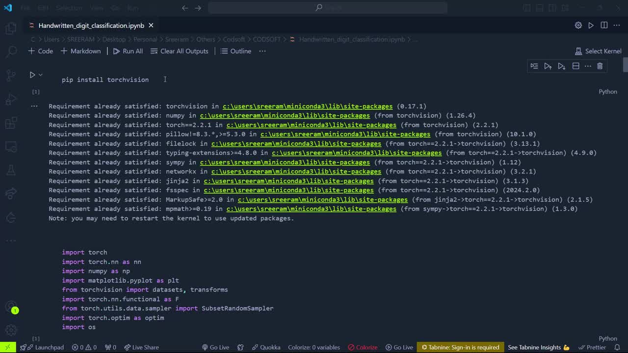 Deepak Kumar AM on LinkedIn: #codsoft #python #machinelearning # ... Deepak Kumar AM on LinkedIn: #codsoft #python #machinelearning # ...