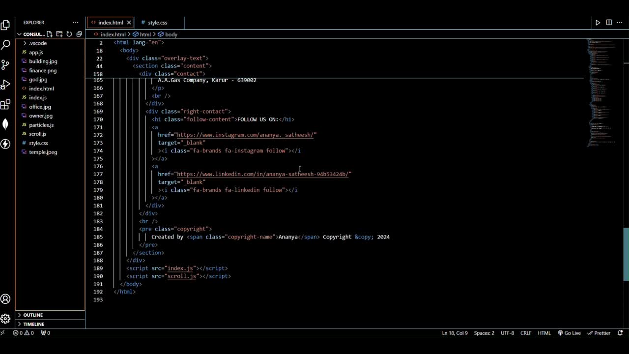 Ananya Satheesh on LinkedIn: #webdevelopment #html #css #javascript #github Ananya Satheesh on LinkedIn: #webdevelopment #html #css #javascript #github