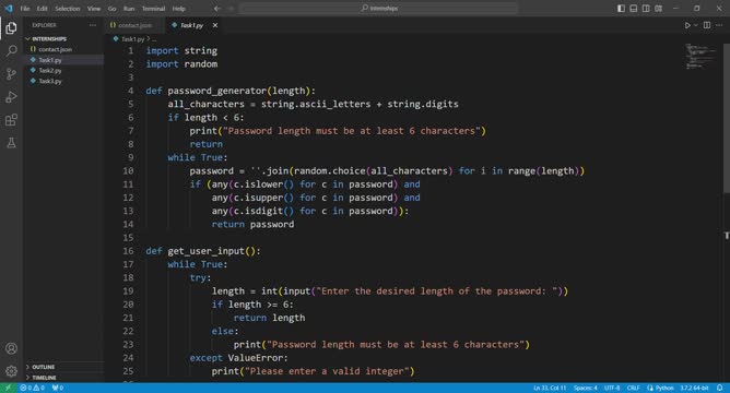 Pragna N Kiran on LinkedIn: #codsoft #pythonprogramming Pragna N Kiran on LinkedIn: #codsoft #pythonprogramming