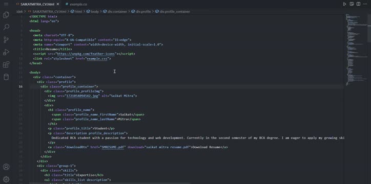 Saikat Mitra on LinkedIn: #webdevelopment #html #css #resume #techskills Saikat Mitra on LinkedIn: #webdevelopment #html #css #resume #techskills