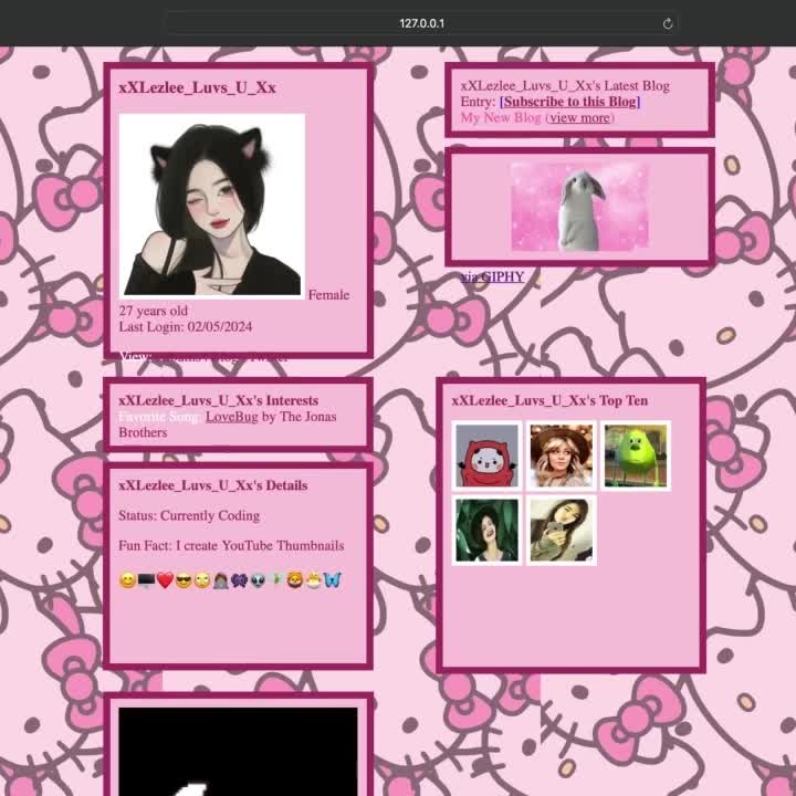 Lesley Lopez on LinkedIn: #myspace #html #css #staticwebsite Lesley Lopez on LinkedIn: #myspace #html #css #staticwebsite