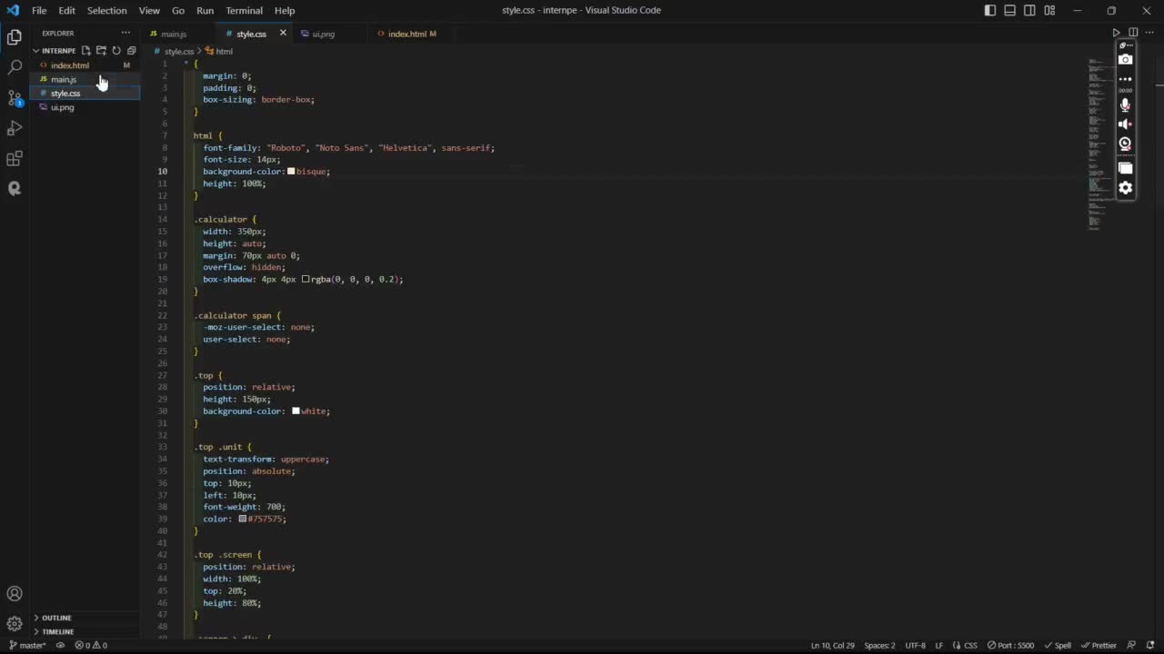 Mohammad Sameer on LinkedIn: #connections #html #javascript #css #internpe Mohammad Sameer on LinkedIn: #connections #html #javascript #css #internpe