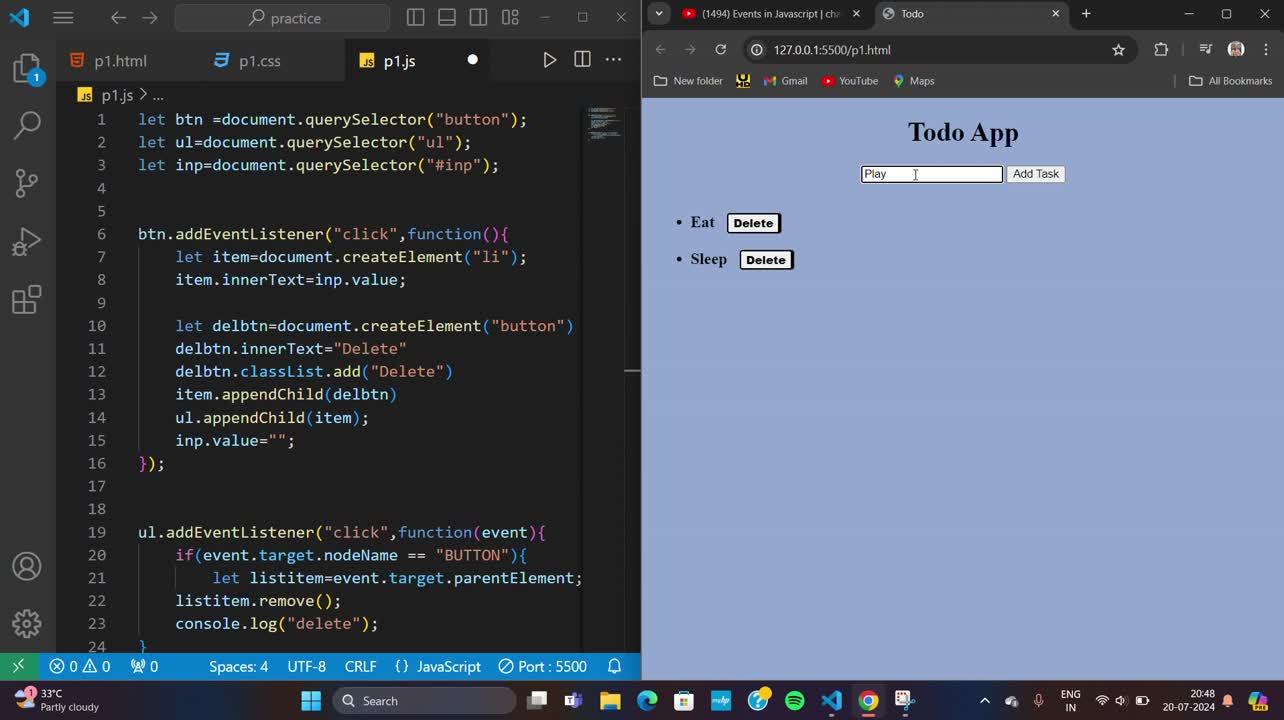 Sachin singh on LinkedIn: #webdevelopment #javascript #css #html #todoapp Sachin singh on LinkedIn: #webdevelopment #javascript #css #html #todoapp