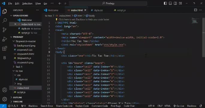 Balamurugan Ravikumar on LinkedIn: #html #css #javascript #prodigyinfotech Balamurugan Ravikumar on LinkedIn: #html #css #javascript #prodigyinfotech