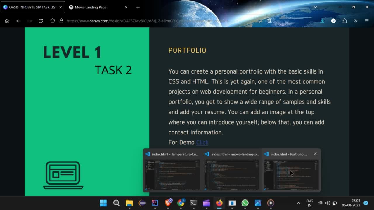 Rama Krishna on LinkedIn: I successfully completed my Task-2 of level 1 ... Rama Krishna on LinkedIn: I successfully completed my Task-2 of level 1 ...