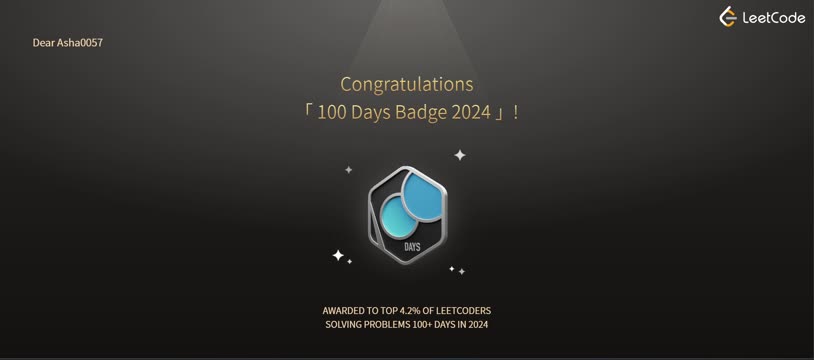 Asha Benazir K on LinkedIn: #leetcode #codingjourney # ... Asha Benazir K on LinkedIn: #leetcode #codingjourney # ...