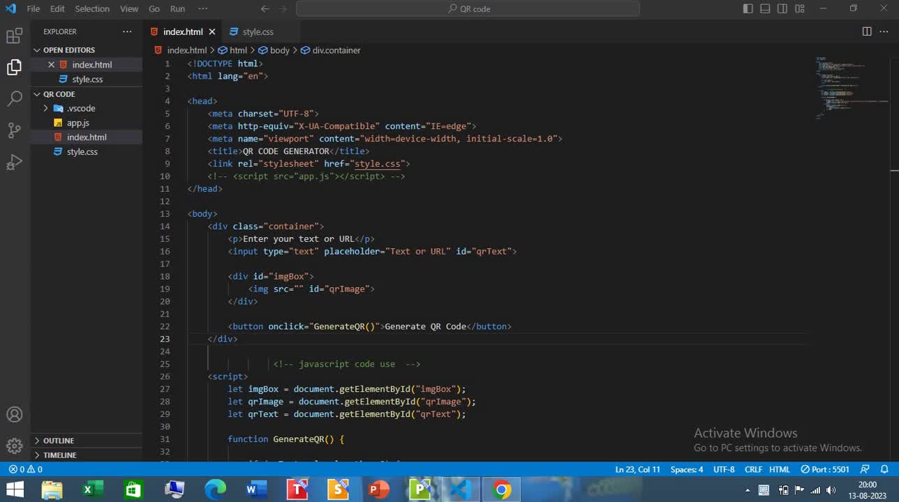 parikshita patra on LinkedIn: QR Code Generator Website Using HTML, CSS ... parikshita patra on LinkedIn: QR Code Generator Website Using HTML, CSS ...