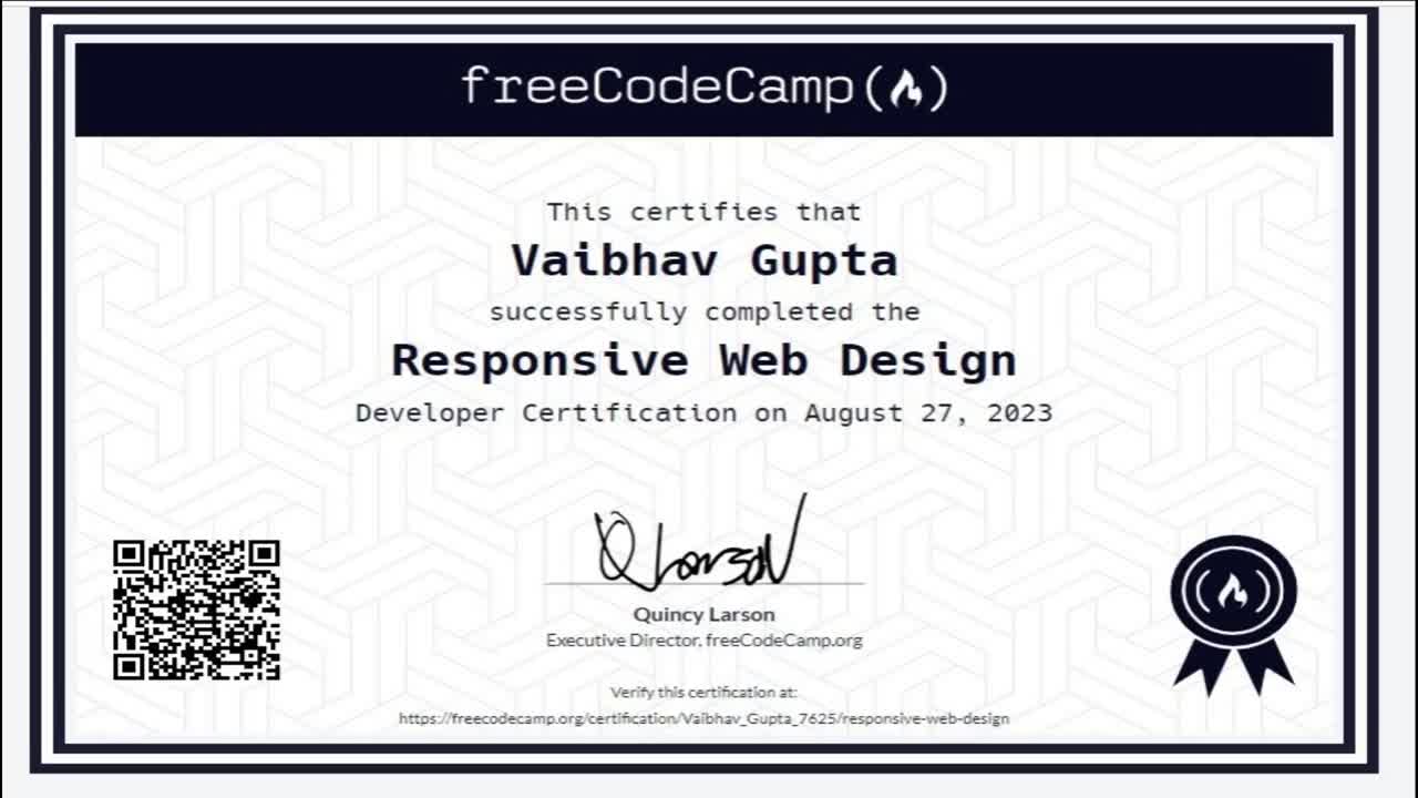 Vaibhav Gupta on LinkedIn: #webdesign #html #css #freecodecamp # ... Vaibhav Gupta on LinkedIn: #webdesign #html #css #freecodecamp # ...