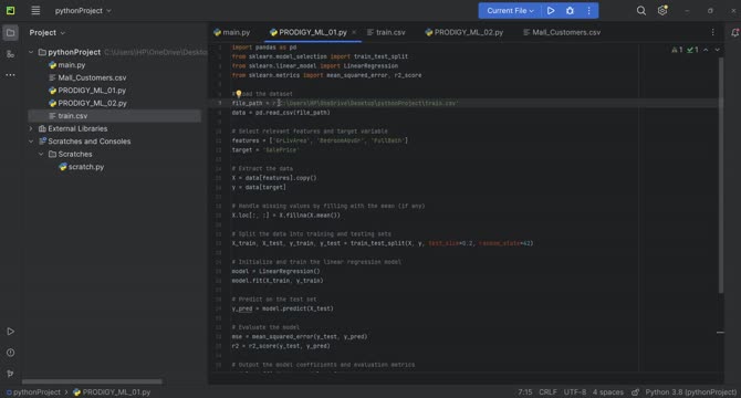 Keerthana Sreya Anne on LinkedIn: #prodigyinfotech #machinelearning # ... Keerthana Sreya Anne on LinkedIn: #prodigyinfotech #machinelearning # ...