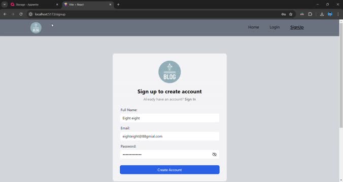 Rangan Pal on LinkedIn: #reactjs #appwrite #webdevelopment #blogapp Rangan Pal on LinkedIn: #reactjs #appwrite #webdevelopment #blogapp