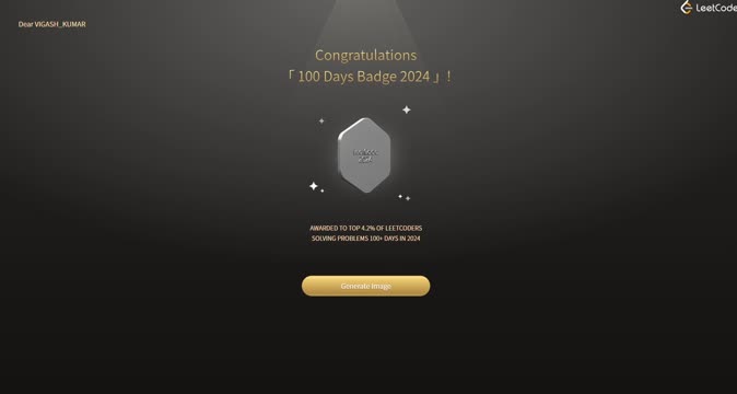 Vigash Kumar S on LinkedIn: #leetcode #coding #achievement ... Vigash Kumar S on LinkedIn: #leetcode #coding #achievement ...