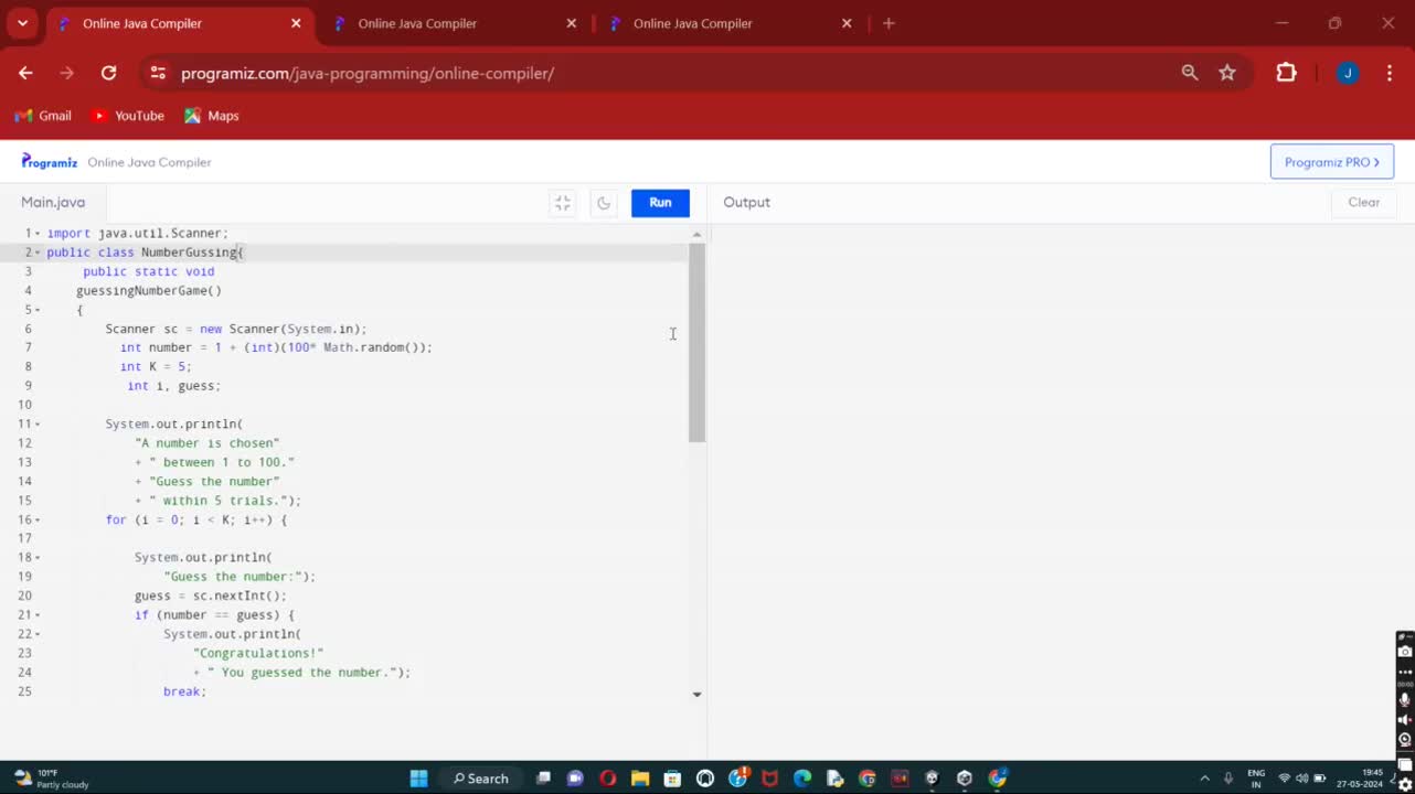 Janani R on LinkedIn: #codsoft #java #programming Janani R on LinkedIn: #codsoft #java #programming