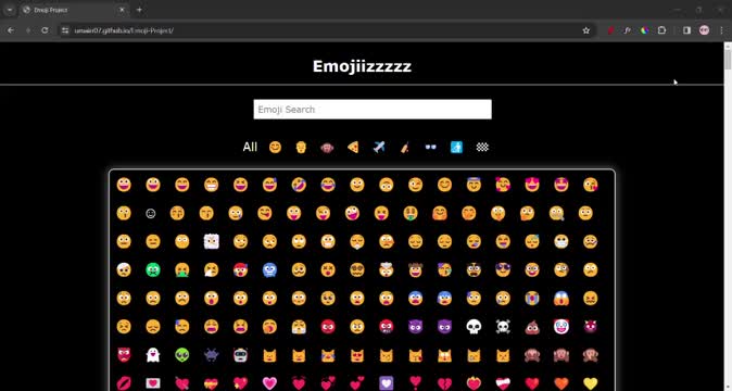 Umer Shaikh on LinkedIn: #emojisearch #geekster #html #css #javascript ... Umer Shaikh on LinkedIn: #emojisearch #geekster #html #css #javascript ...