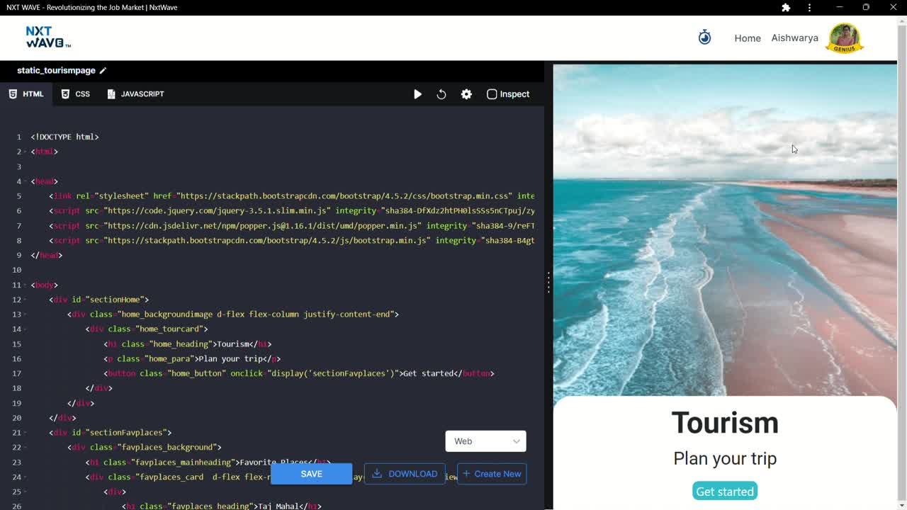 Aishwarya . on LinkedIn: #html #css #bootstrap #ccbpuikit # ... Aishwarya . on LinkedIn: #html #css #bootstrap #ccbpuikit # ...