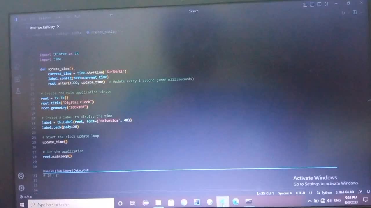 SUJITHA KAALAVA on LinkedIn: #interpe #python #pythonprogramming SUJITHA KAALAVA on LinkedIn: #interpe #python #pythonprogramming