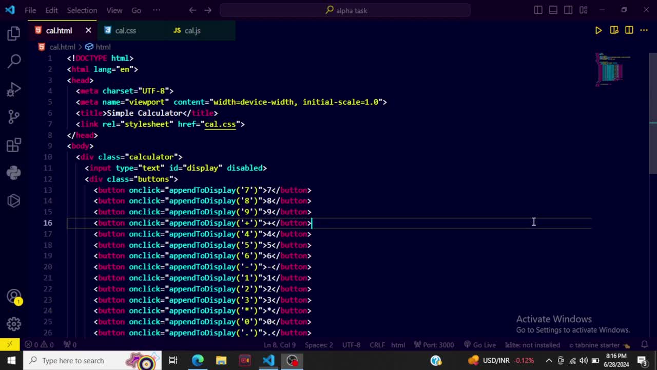 Ishita Pandey on LinkedIn: #codealpha #html #css #js Ishita Pandey on LinkedIn: #codealpha #html #css #js