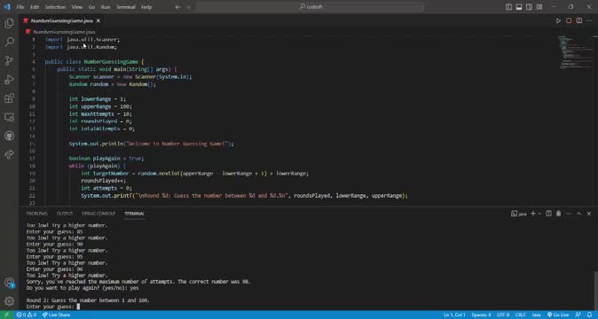 Bikramjeet Dutta on LinkedIn: #codsoft #java Bikramjeet Dutta on LinkedIn: #codsoft #java