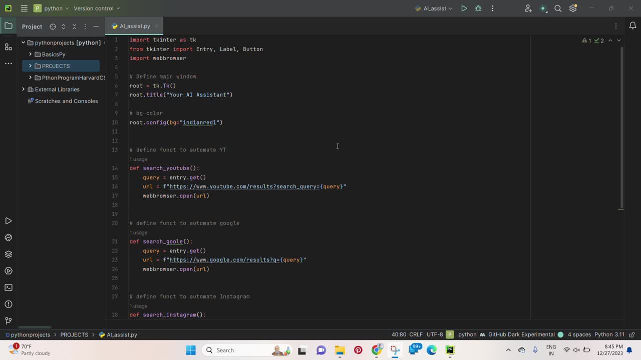 Sampada Patil on LinkedIn: #pythonprogramming #ai #automation Sampada Patil on LinkedIn: #pythonprogramming #ai #automation