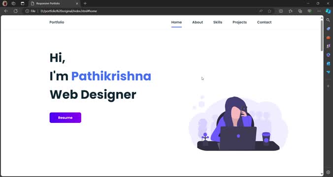 Pathikrishna L on LinkedIn: #codsoft #webdevloper #portfolio Pathikrishna L on LinkedIn: #codsoft #webdevloper #portfolio