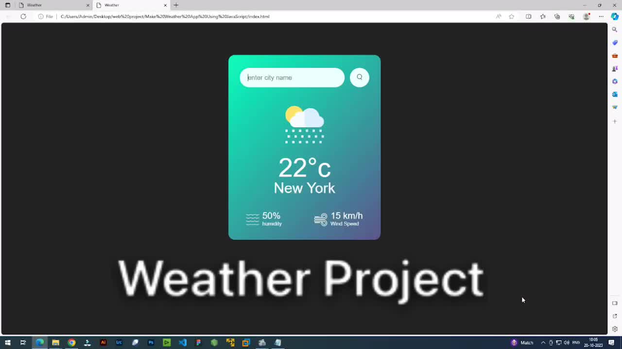 Sarath Kumar K on LinkedIn: Weather Project. HTML, CSS, Javascript ... Sarath Kumar K on LinkedIn: Weather Project. HTML, CSS, Javascript ...