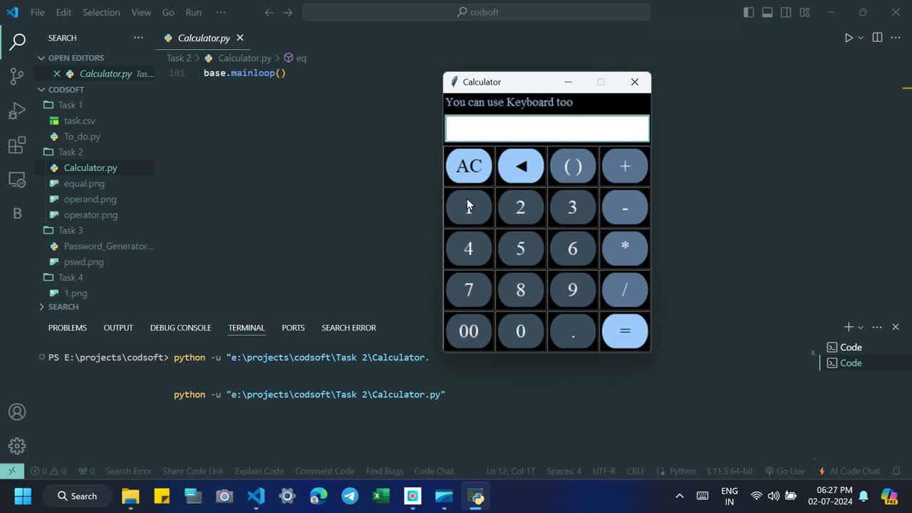Kunal kumar on LinkedIn: #python #tkinter #coding #learning #codsoft Kunal kumar on LinkedIn: #python #tkinter #coding #learning #codsoft