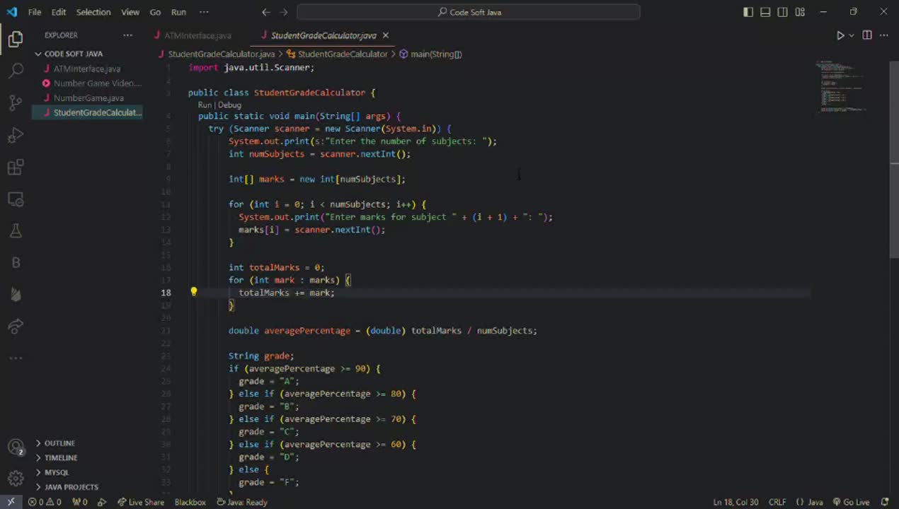 Swayam prerana Muni on LinkedIn: #codsoft #java Swayam prerana Muni on LinkedIn: #codsoft #java