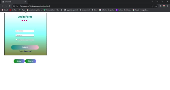 Anju Prajapati on LinkedIn: create login form & sign in form Using HTML ... Anju Prajapati on LinkedIn: create login form & sign in form Using HTML ...