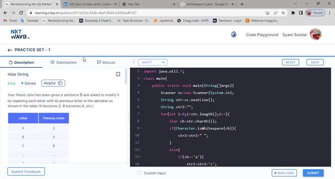 Day 90 of coding challenge: String Encoding | Syam Sundar Lanke posted ... Day 90 of coding challenge: String Encoding | Syam Sundar Lanke posted ...