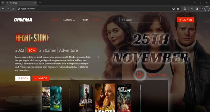 Gowri Sankar on LinkedIn: #react #webdevelopment #movieapp #streaming # ... Gowri Sankar on LinkedIn: #react #webdevelopment #movieapp #streaming # ...