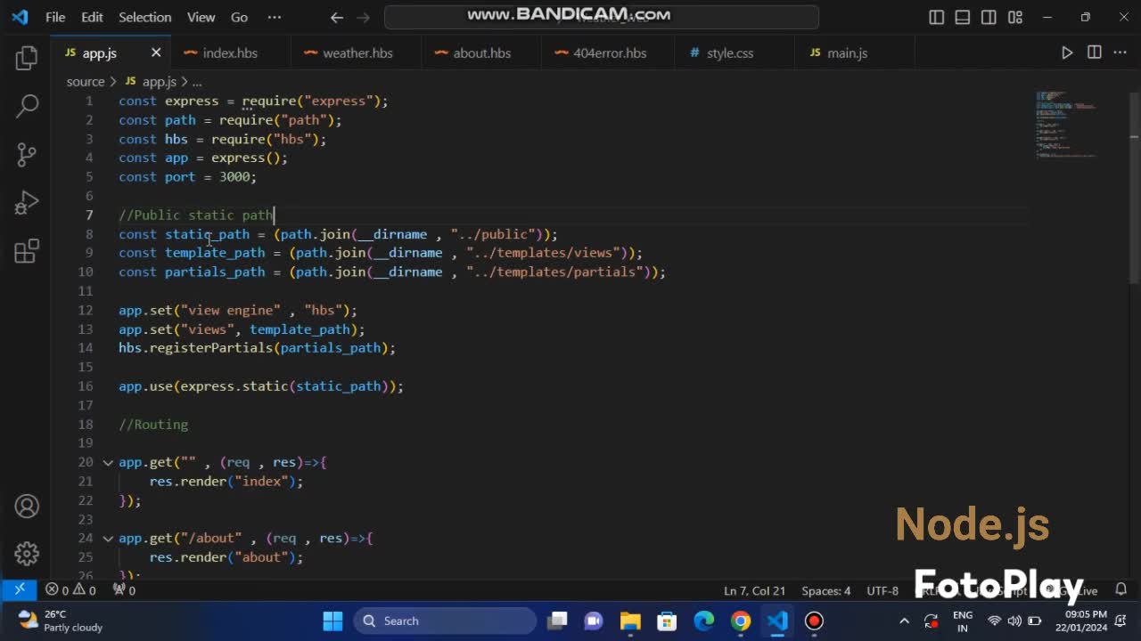 🙋🏻♂️ Developed a dynamic Weather Web 🌦️ using NodeJS and ExpressJS 🚀 ... 🙋🏻♂️ Developed a dynamic Weather Web 🌦️ using NodeJS and ExpressJS 🚀 ...