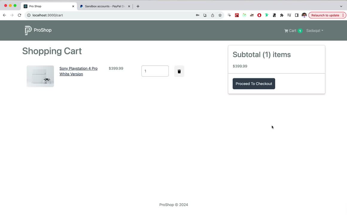 Sadaqat Ali on LinkedIn: #webdev #ecommerce #reactjs #paypal Sadaqat Ali on LinkedIn: #webdev #ecommerce #reactjs #paypal