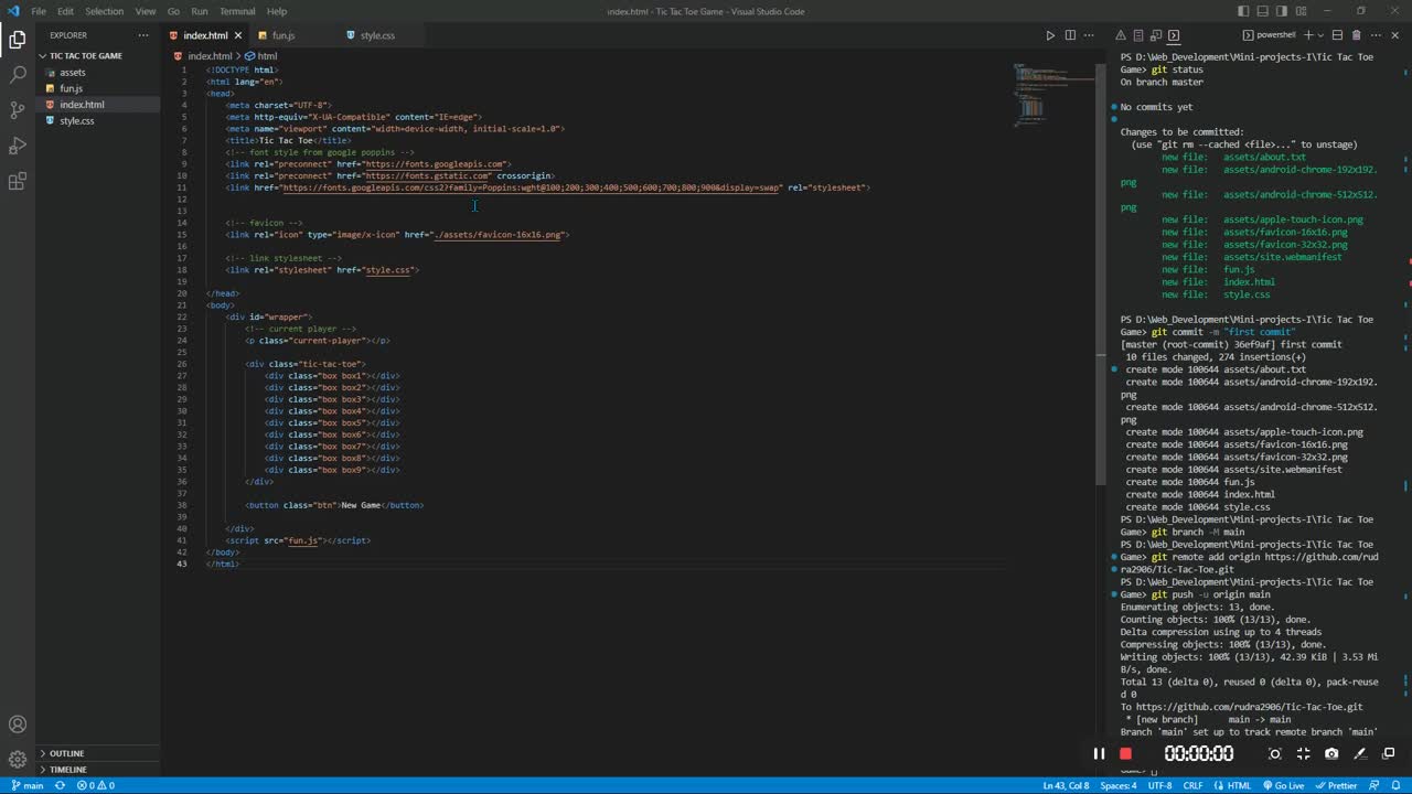Rudransh Patel on LinkedIn: #html #css #js6 #github Rudransh Patel on LinkedIn: #html #css #js6 #github