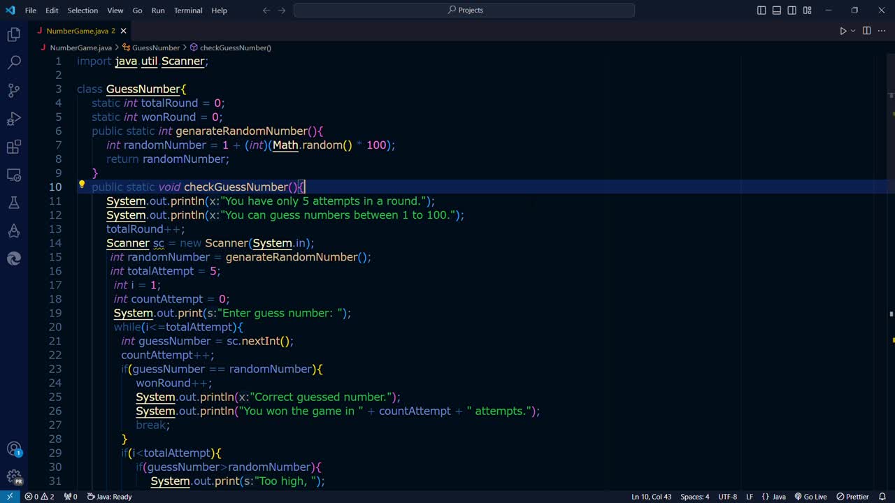 Prateek Yadav on LinkedIn: #codsoft #javaprogramming #internship Prateek Yadav on LinkedIn: #codsoft #javaprogramming #internship